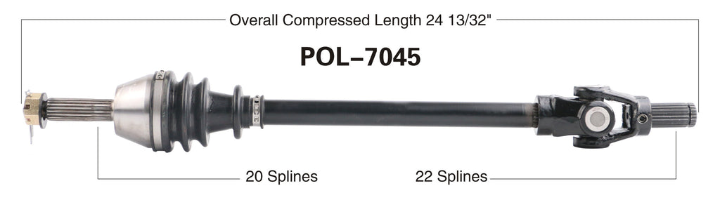 2004-05 Polaris Ranger 500 4x4 6x6 front right or left axle CV ...